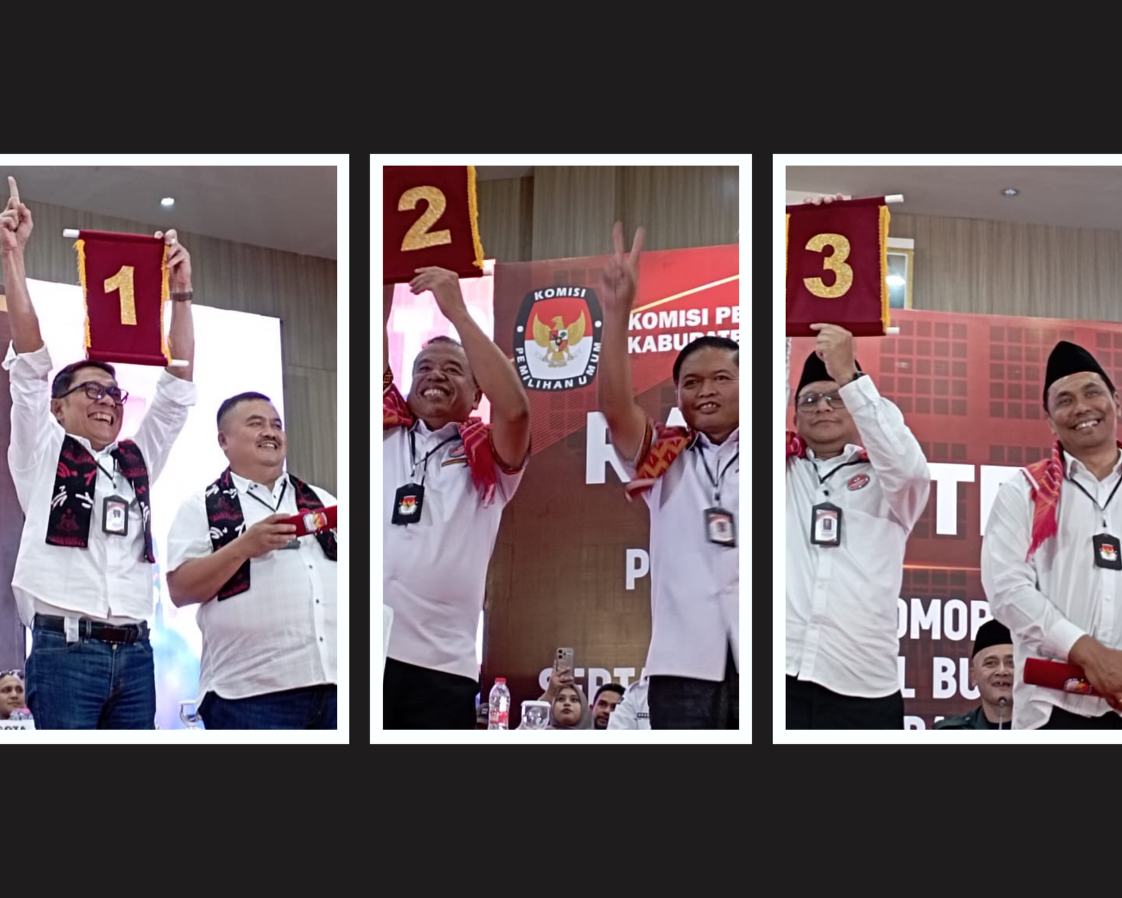 Ini Nomor Urut Resmi Tiga Paslon Bupati dan Wakil Bupati Karo di Pilkada 2024 – KARODAILY.id
